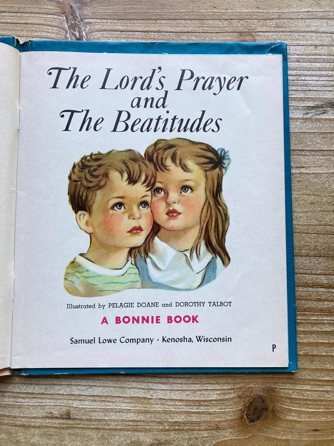 The Lord’s Prayer and the Beatitudes * A Bonnie Book * Pelagie Doane ...