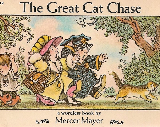 The Great Cat Chase a Wordless Book Mercer Mayer 1974 Vintage Book - Etsy