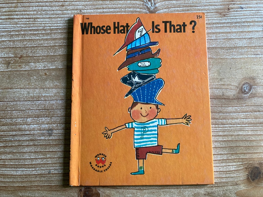 Whose Hat is That * Leonard Kessler * Wonder Books * 1960 * Vintage Kids Book - Etsy