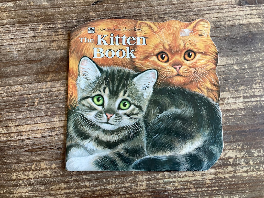 The Kitten Book Golden Super Shape Book Jan Pfloog Western Publishing ...