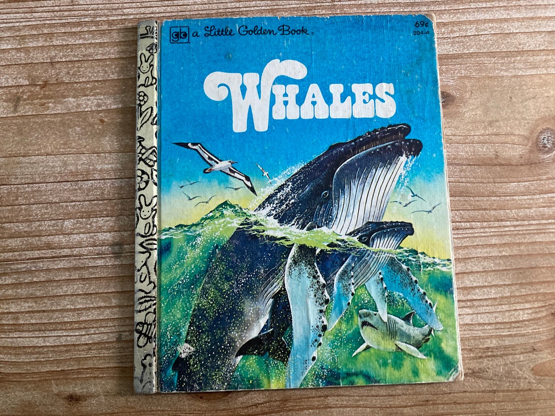 Whales * A Little Golden Book * Second Printing * Jane Werner Watson ...