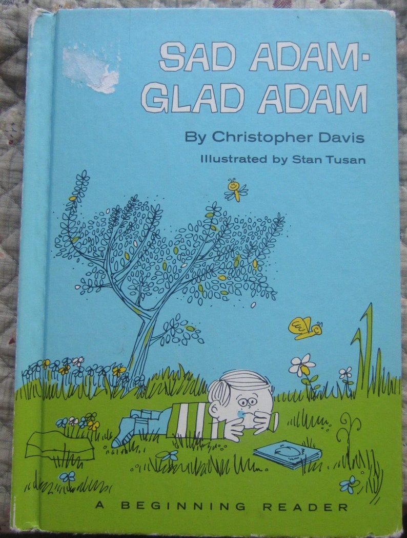 Sad Adam Glad Adam A Beginning Reader First Printing - Etsy