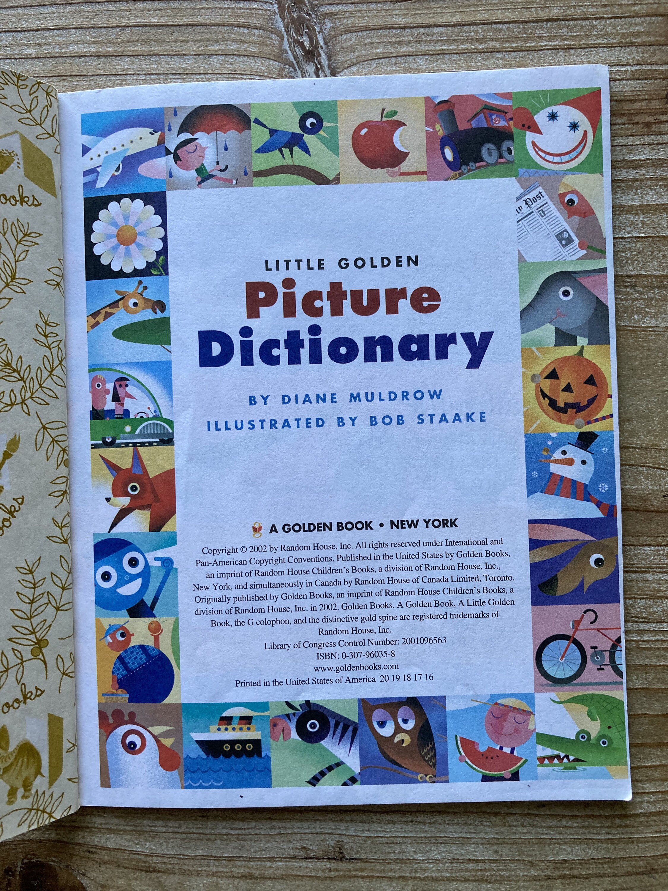 Little Golden Picture Dictionary A Little Golden Book - Etsy