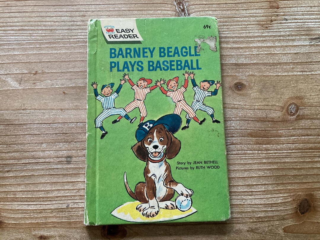 Barney Beagle Plays Baseball, Easy Reader, Jean Bethell, Ruth Wood ...