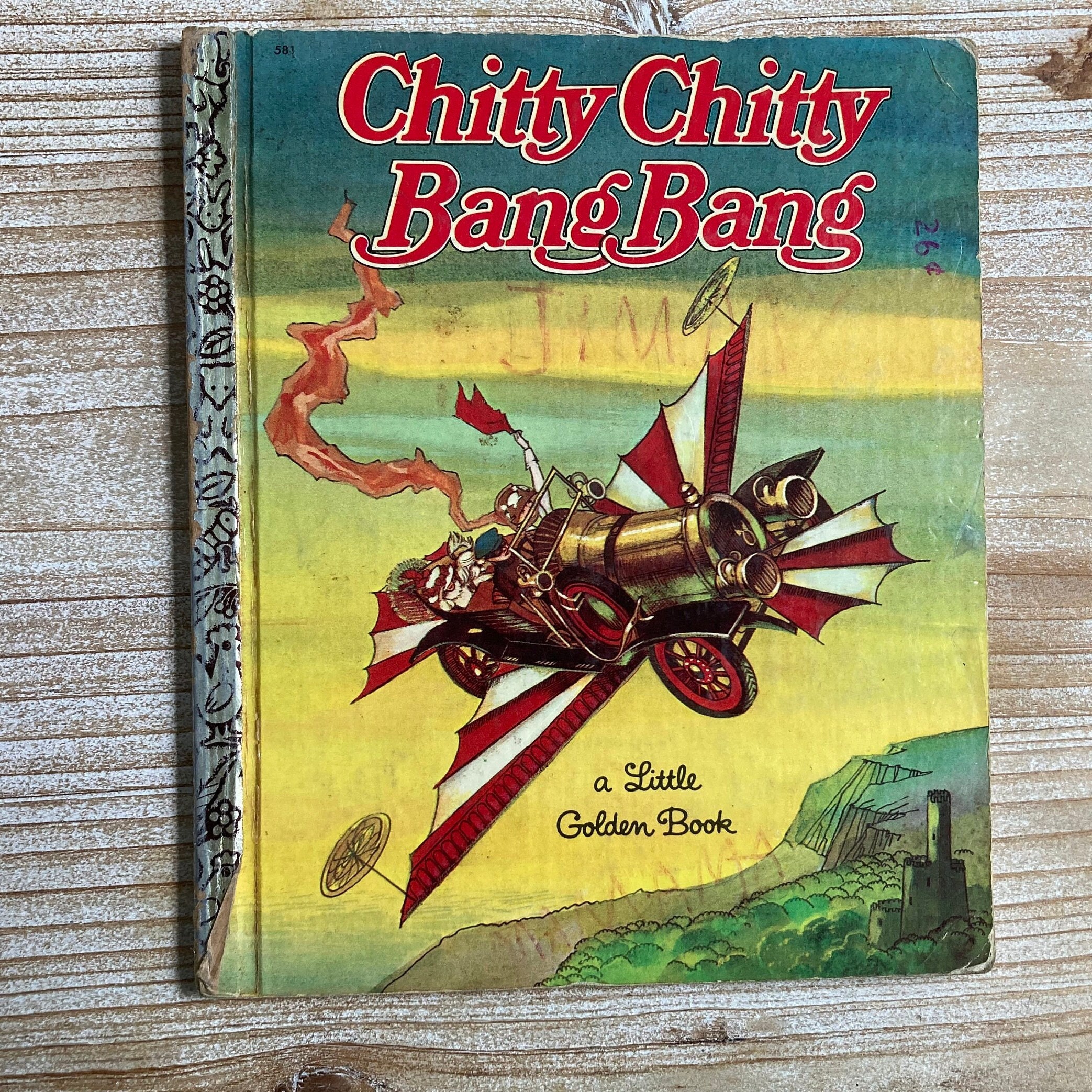 Chitty Chitty Bang Bang A Little Golden Book Gordon Laite - Etsy