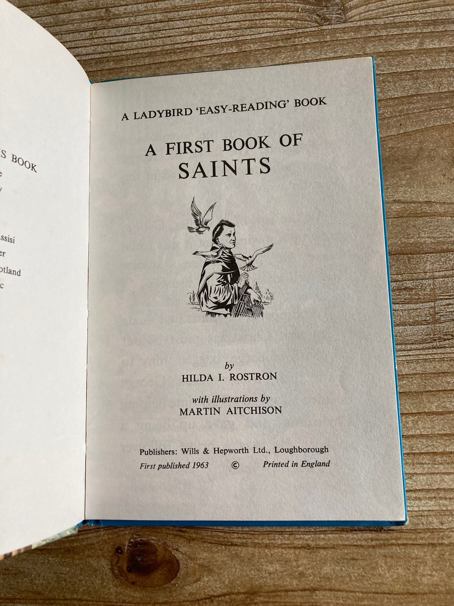 A First Book of Saints * A Ladybird Easy-reading Book * Hilda I Rostron ...