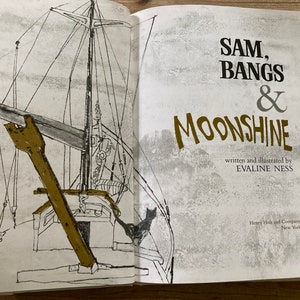 Sam, Bangs & Moonshine * Caldecott Medal * Evaline Ness * Henry Holt ...