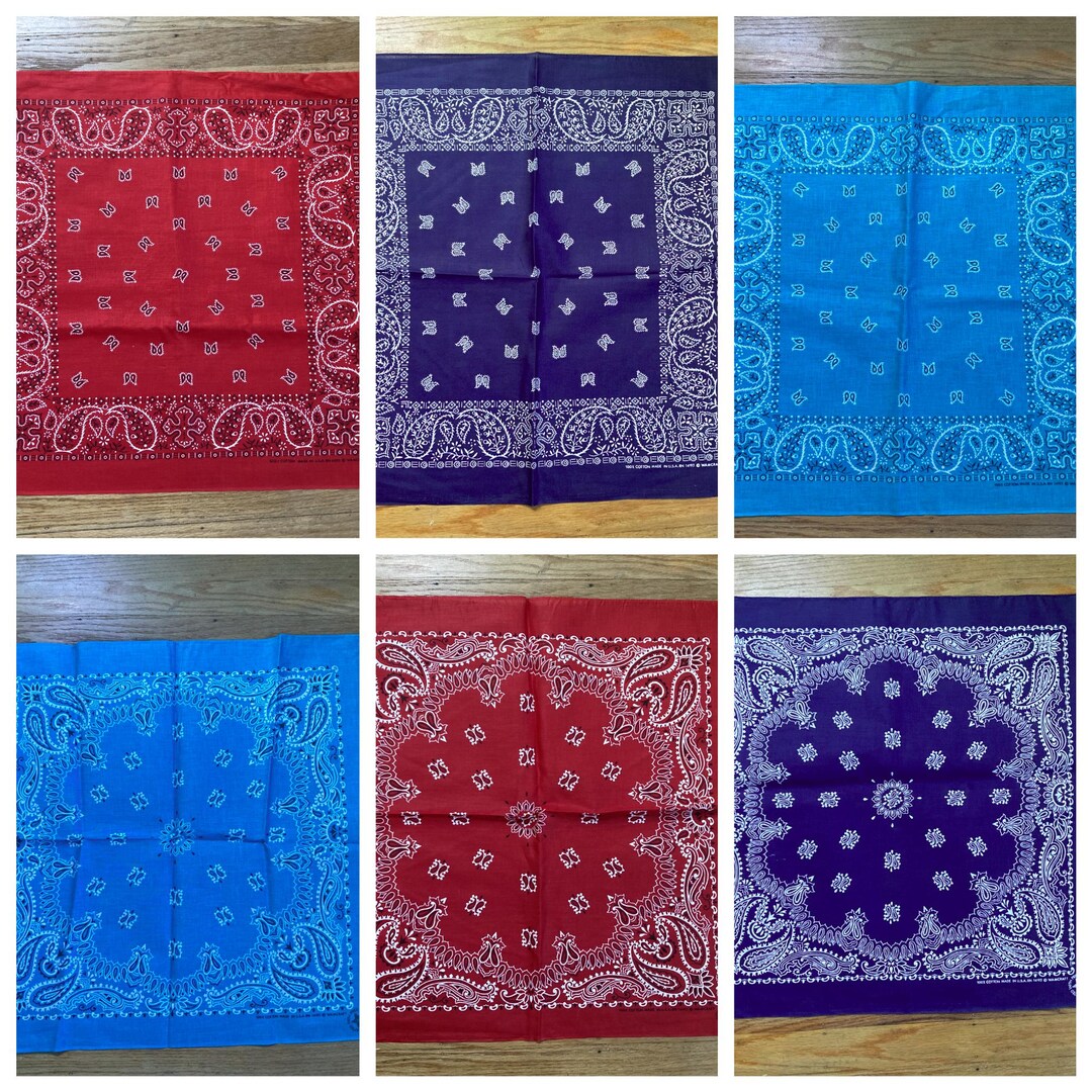 Western Bandana, Multiple Colors and Styles Available, Wamcraft, Made ...