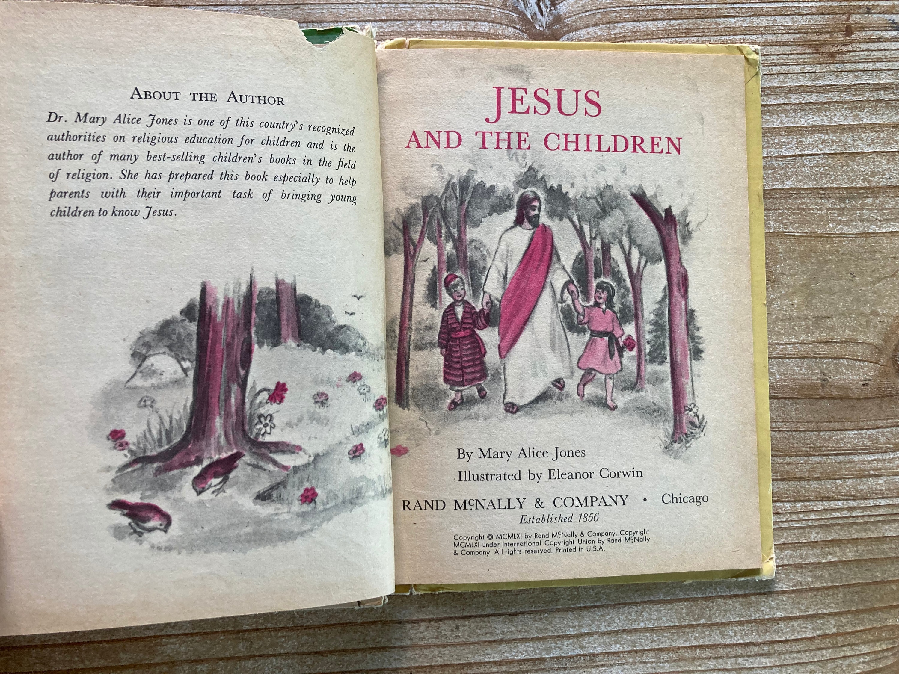 Jesus and the Children * Mary Alice Jones * Eleanor Corwin * Rand ...