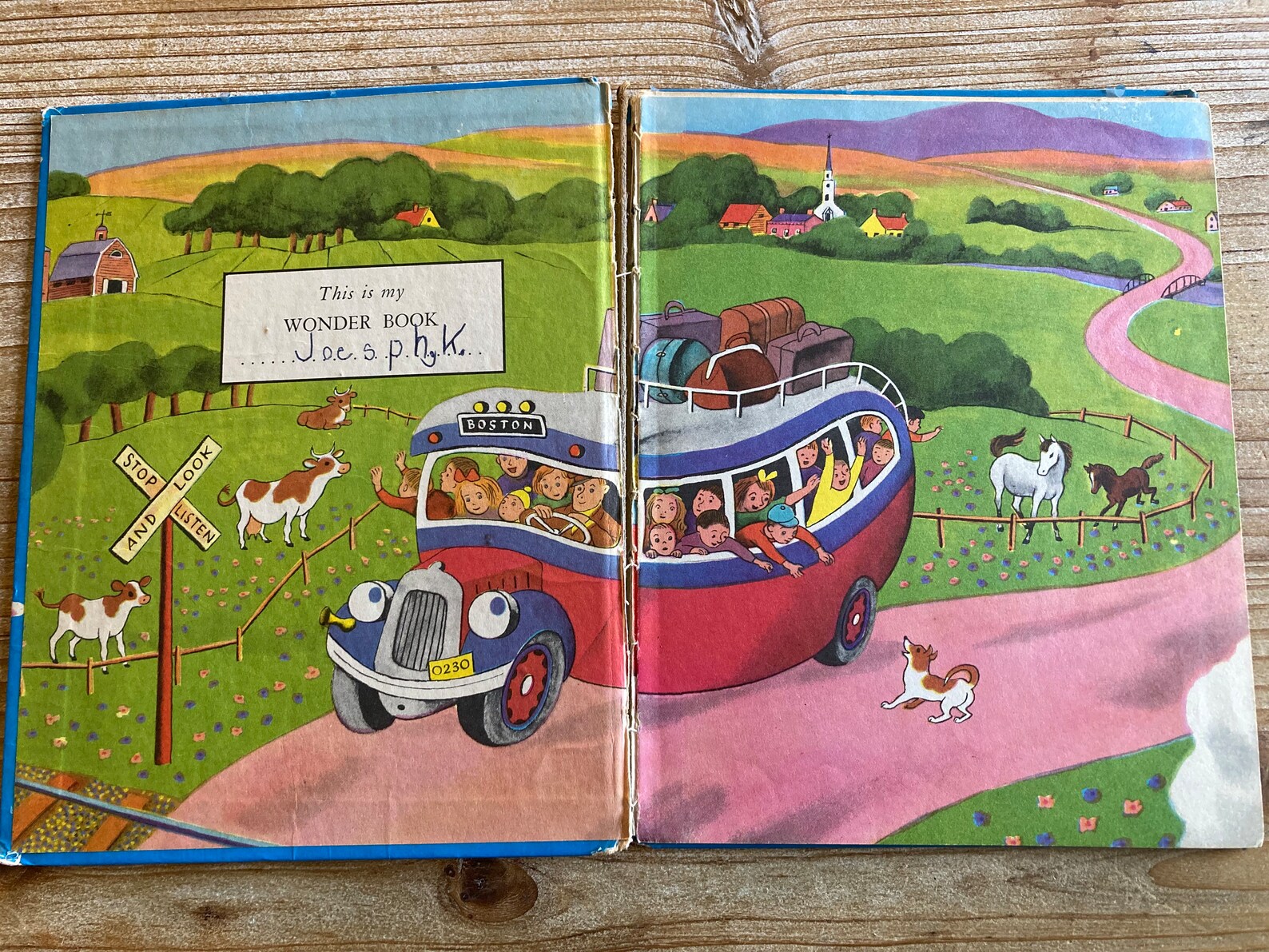 The Magic Bus * Maurice Dolbier * Tibor Gergely * Wonder Books * 1948 ...