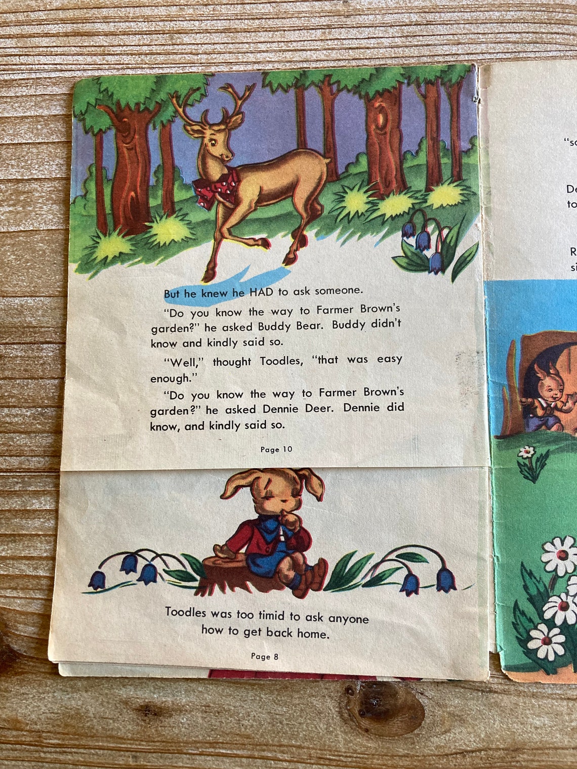 The Timid Bunny * Dorothea J Snow * 1940s * Vintage Kids Book - Etsy