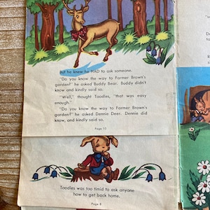 The Timid Bunny * Dorothea J Snow * 1940s * Vintage Kids Book - Etsy