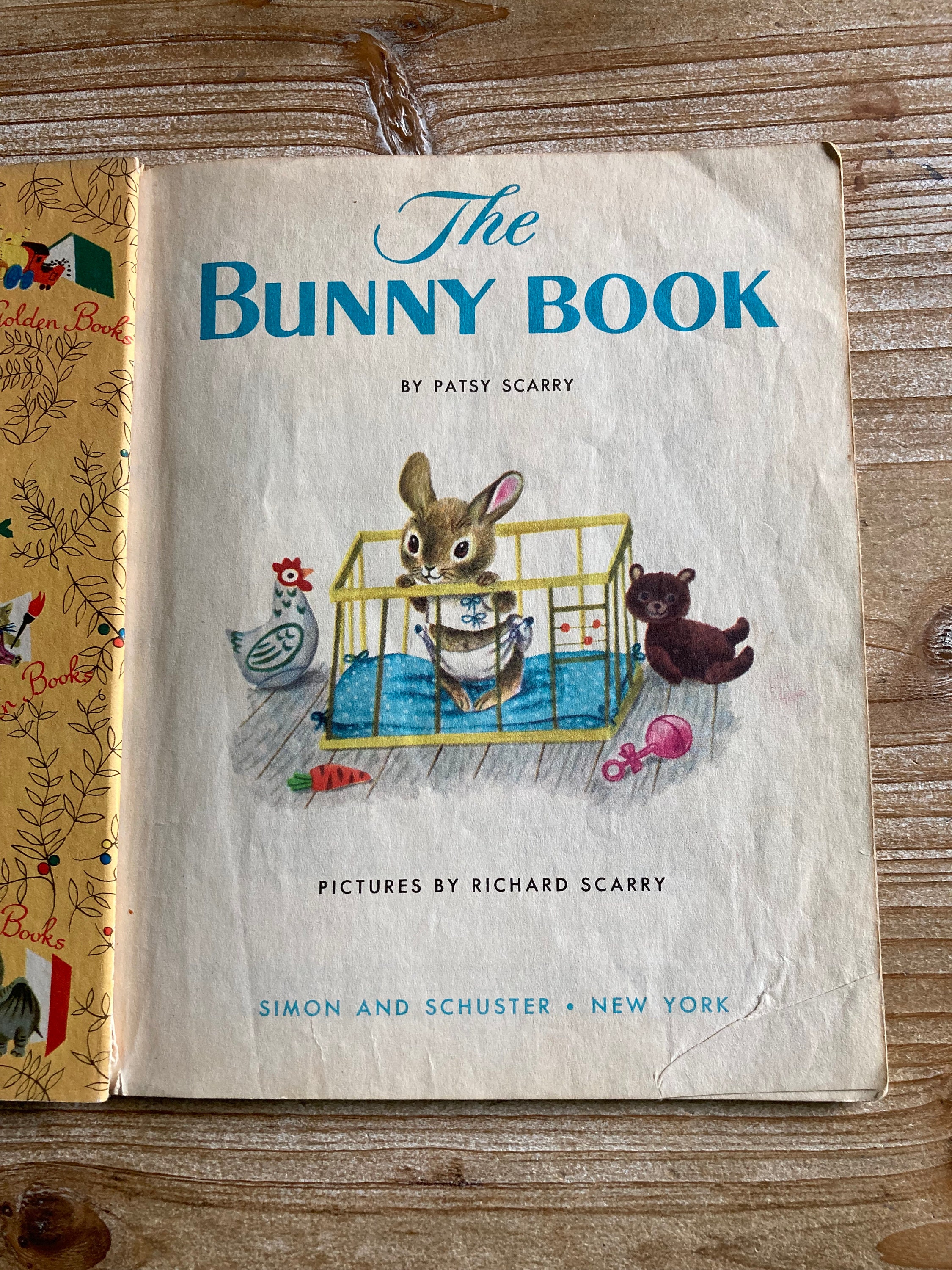 The Bunny Book * A Little Golden Book * First Edition * Patsy Scarry ...