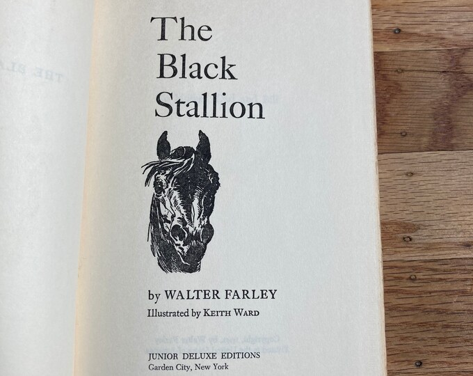 The Black Stallion * Walter Farley * Keith Ward * Junior Deluxe ...