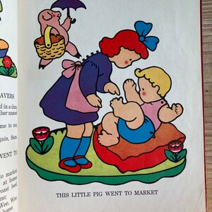 Mother Goose Rhymes Margot Austin the Platt & Munk Co 1940 Vintage Kids ...
