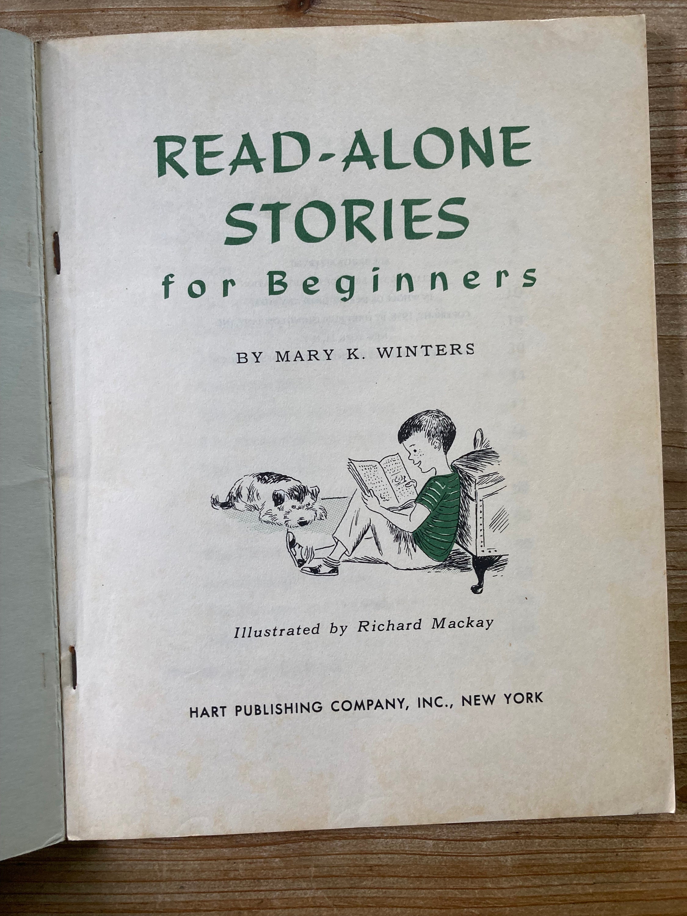 Read Alone Stories for Beginners * for Boys and Girls Age 7-9 * Mary K ...