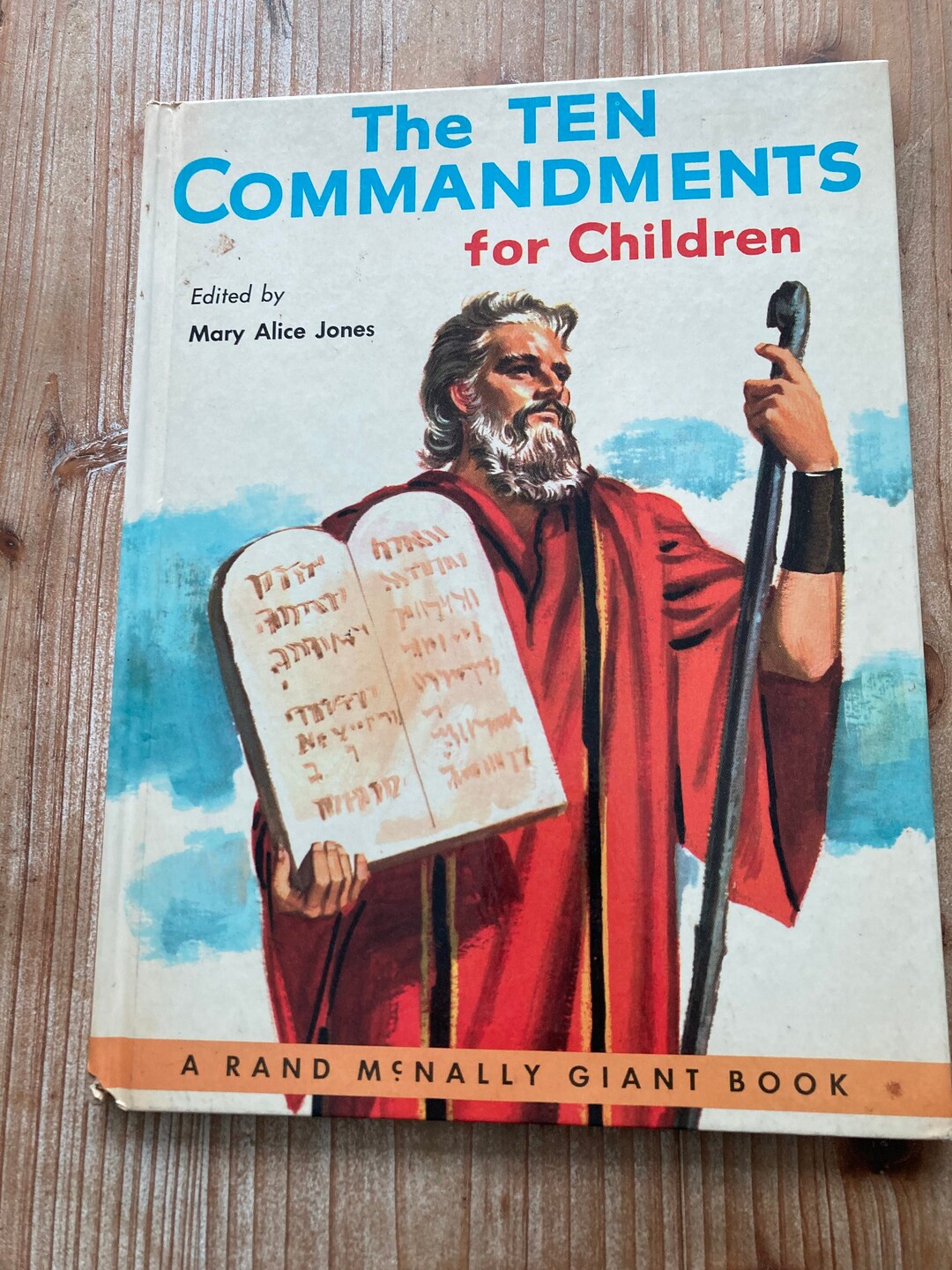 The Ten Commandments for Children * A Rand Mcnally Giant Book * Mary ...