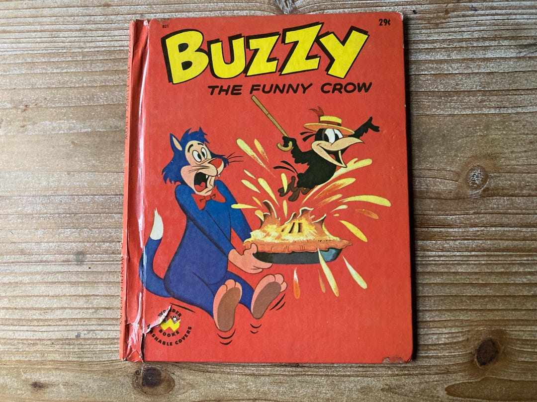 Buzzy the Funny Crow, Harvey Cartoon Studios, Wonder Books, 1963 ...