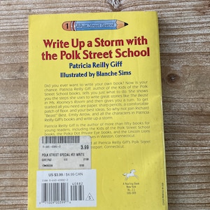 Write up a Storm With the Polk Street School * Patricia Reilly Giff ...