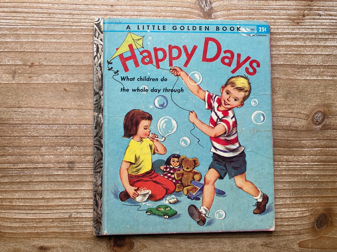 Happy Days, A Little Golden Book, Janet Frank, Eleanor Dart, Simon ...