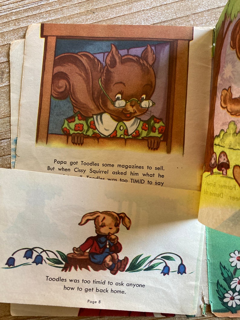 The Timid Bunny * Dorothea J Snow * 1940s * Vintage Kids Book - Etsy