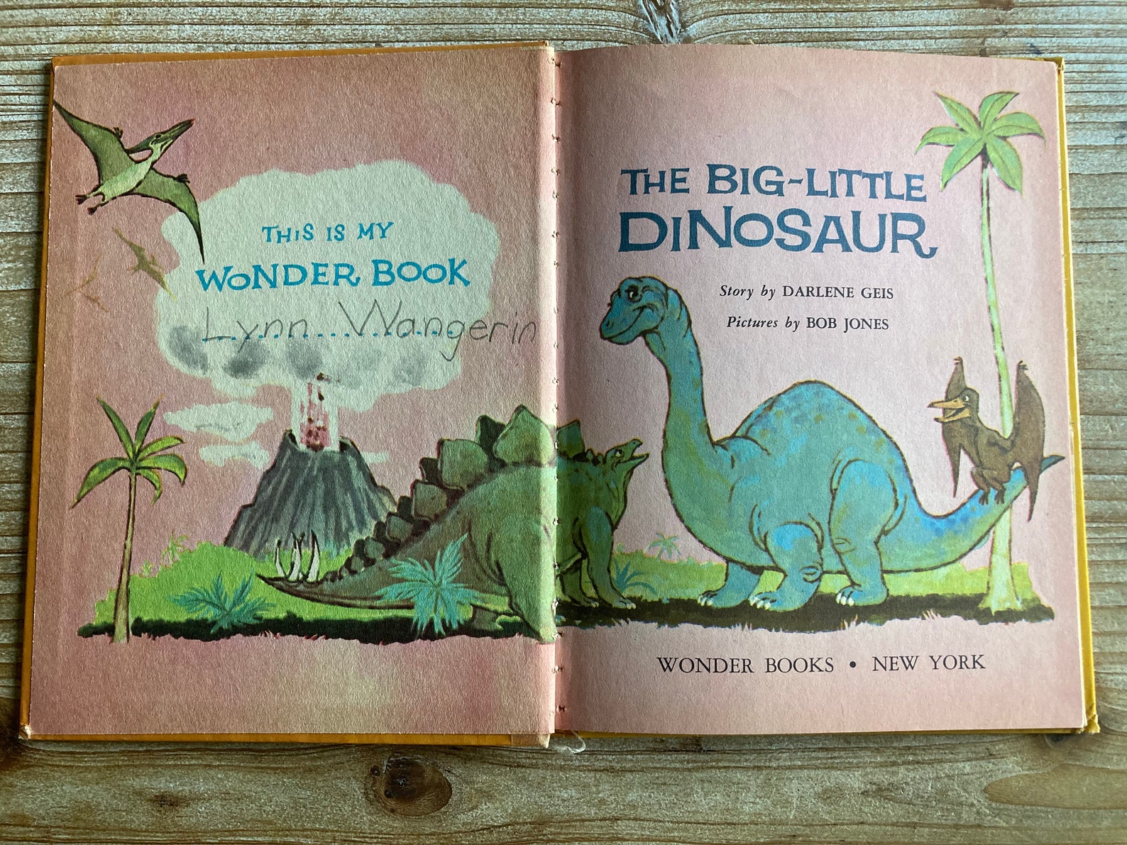 The Big-little Dinosaur * Darlene Geis * Bob Jones * Wonder Books ...