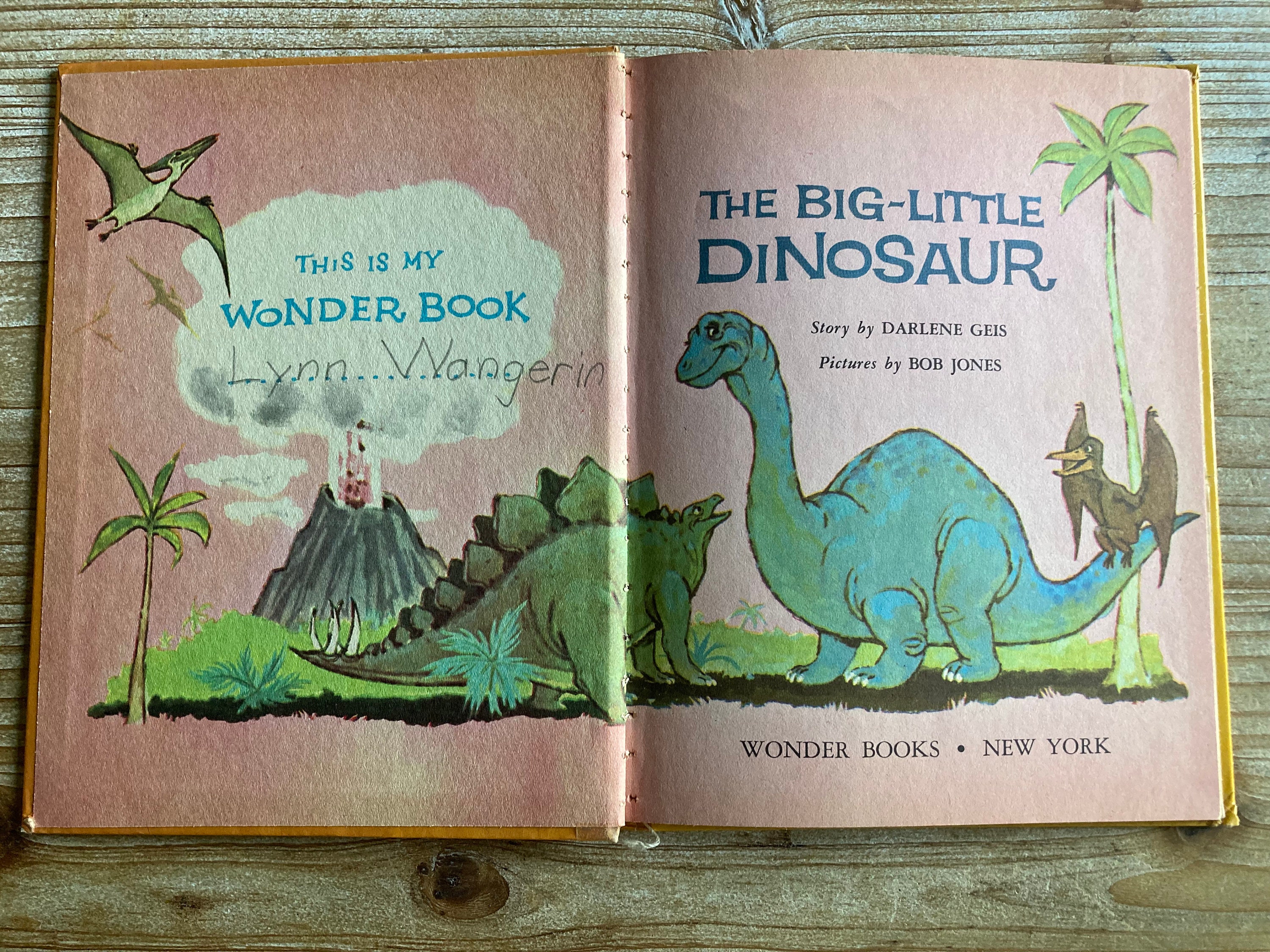 The Big-little Dinosaur * Darlene Geis * Bob Jones * Wonder Books ...