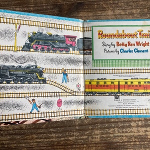 Roundabout Train Tell A Tale Book Betty Ren Wright Charles Clement ...