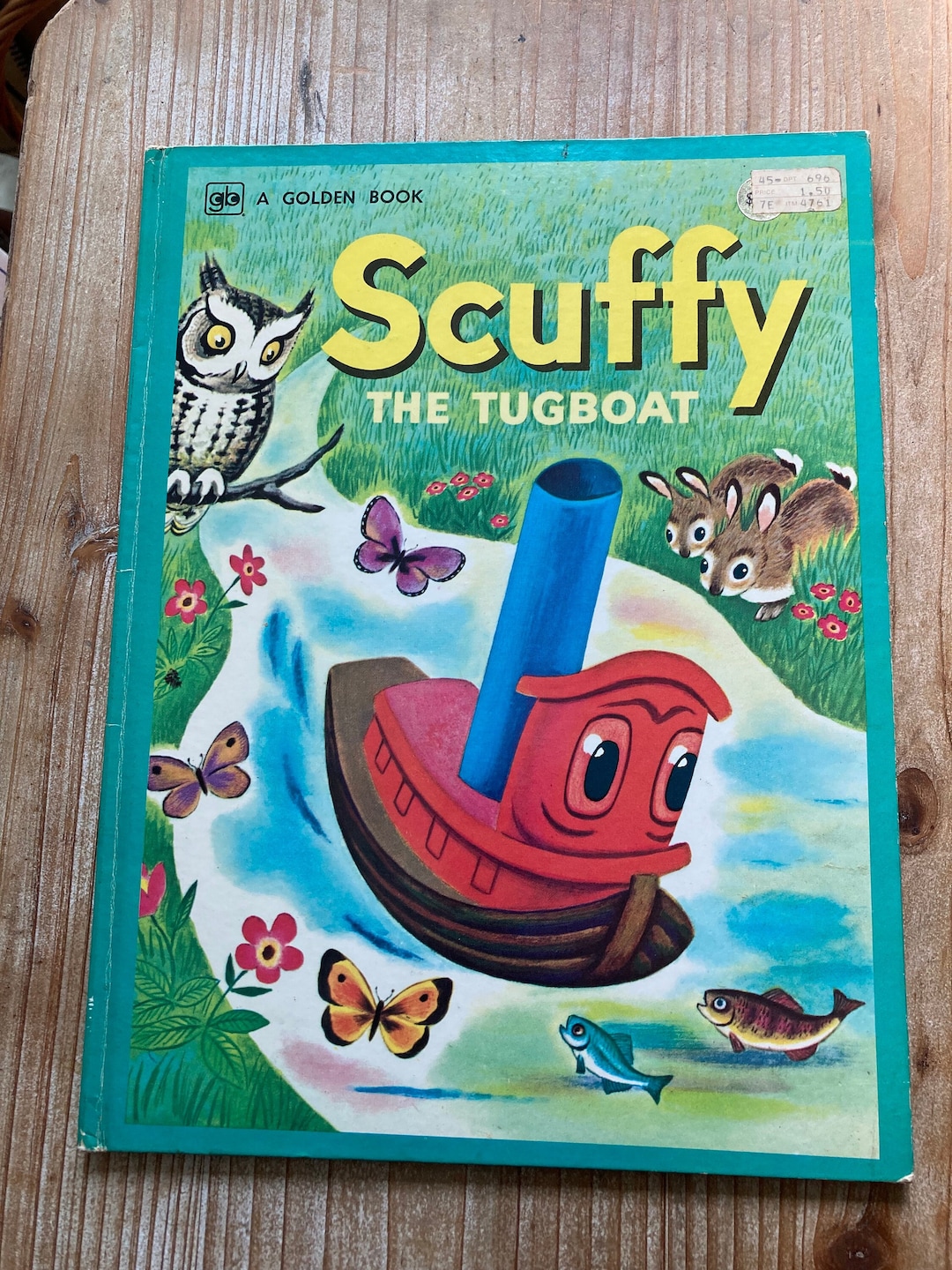 Scuffy the Tugboat * A Golden Book * Gertrude Crampton * Tibor Gergely ...