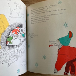 The Mitten * an Old Ukrainian Folktale * Alvin Tresselt * Yaroslava ...