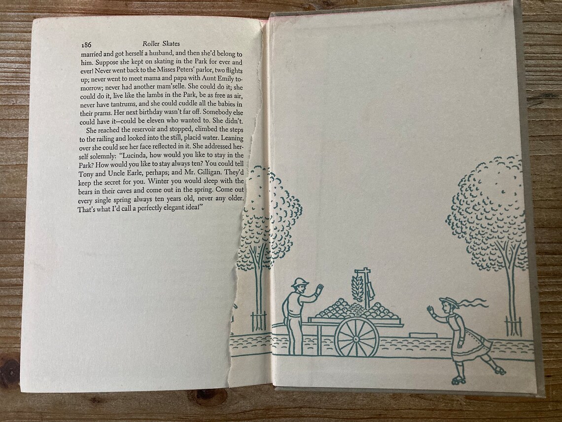 Roller Skates, Ruth Sawyer, Valenti Angelo, the Viking Press, 1957 ...