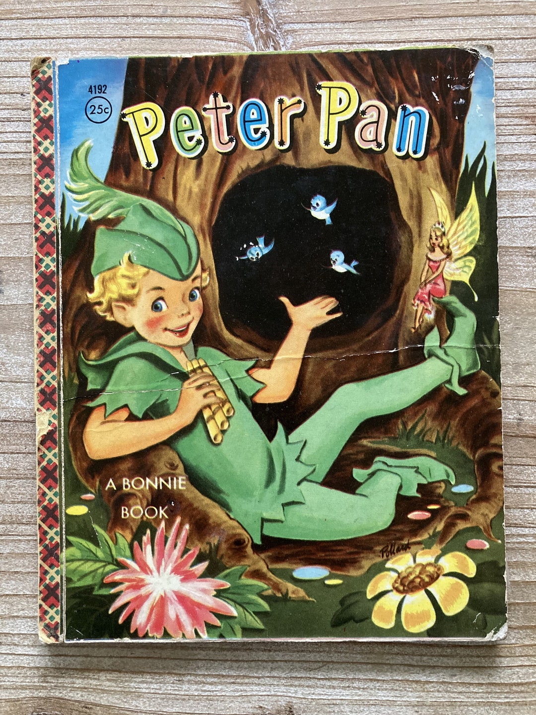 Peter Pan * A Bonnie Book * Nan Pollard * Samuel Lowe Company * 1956 ...