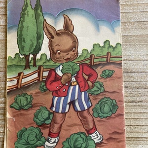 The Timid Bunny * Dorothea J Snow * 1940s * Vintage Kids Book - Etsy