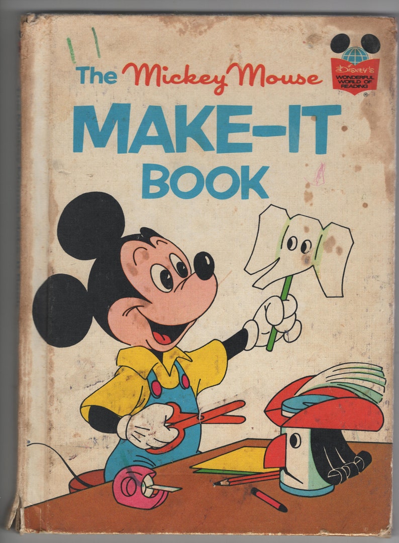 The Mickey Mouse Make-it Book Book Club Edition Random - Etsy