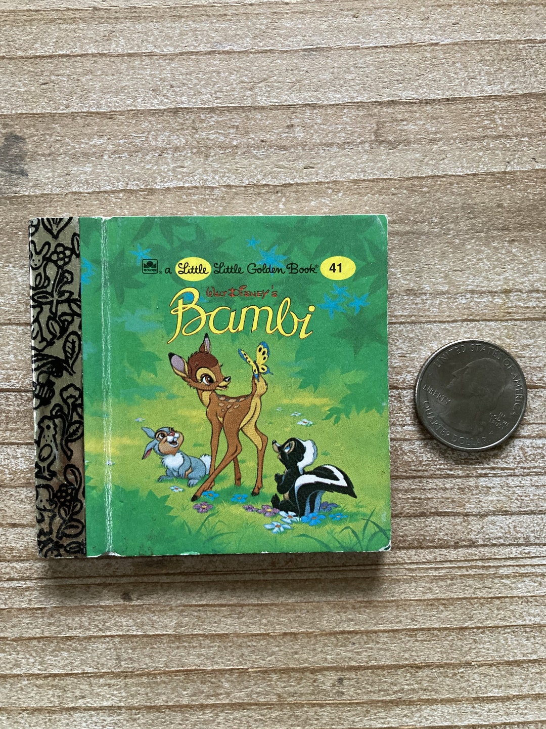Walt Disney’s Bambi * A Little Little Golden Book * 41 * Felix Salten ...