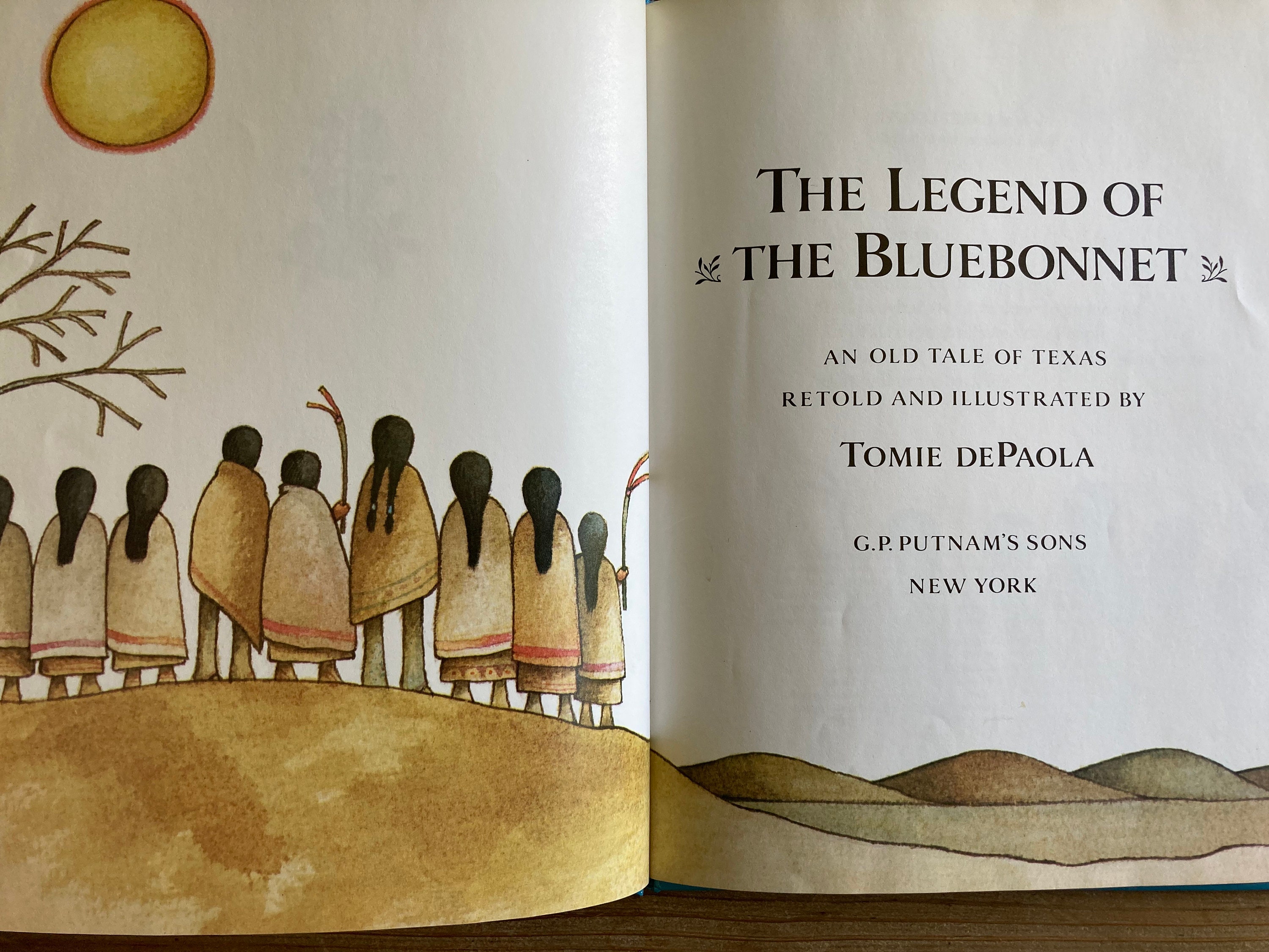 The Legend of the Bluebonnet * an Old Tale of Texas * Tomie De Paola ...