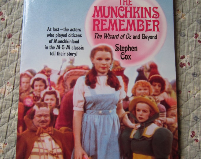 The Munchkins Remember the Wizard of Oz First Edition Stephen Cox E. P ... The Munchkins Remember the Wizard of Oz First Edition Stephen Cox E. P ...