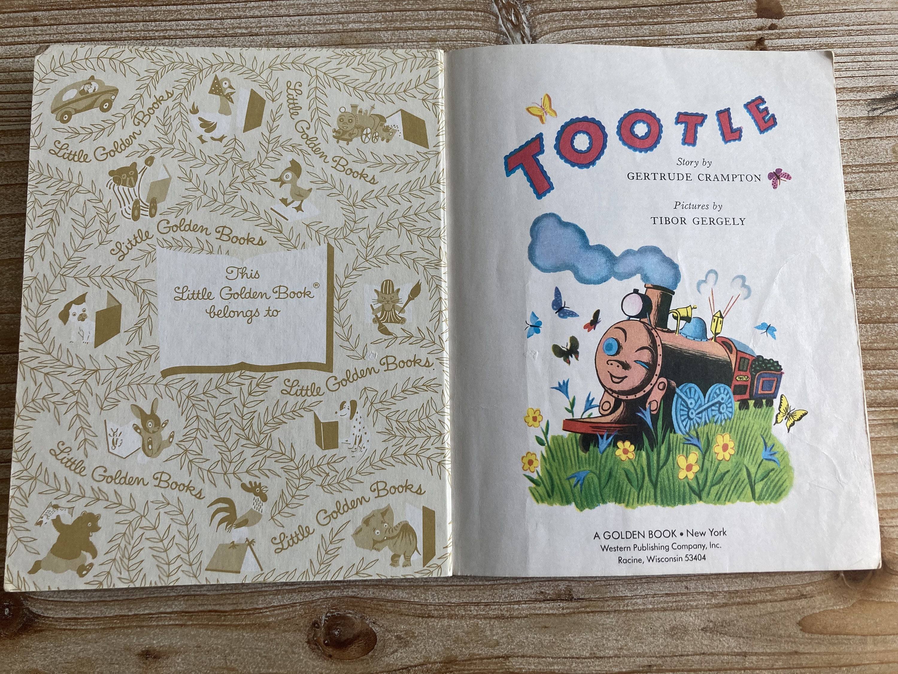 Tootle Little Golden Book Gertrude Crampton Tibor - Etsy