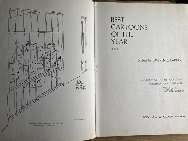 Best Cartoons of the Year * Crown Publishers * 1971 * Vintage Humor ...