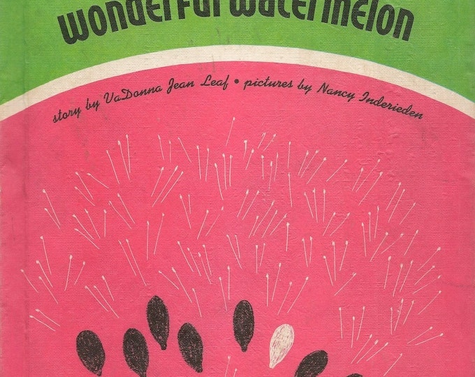 VINTAGE KIDS BOOK Willie Wilson's Wonderful Watermelon - Etsy