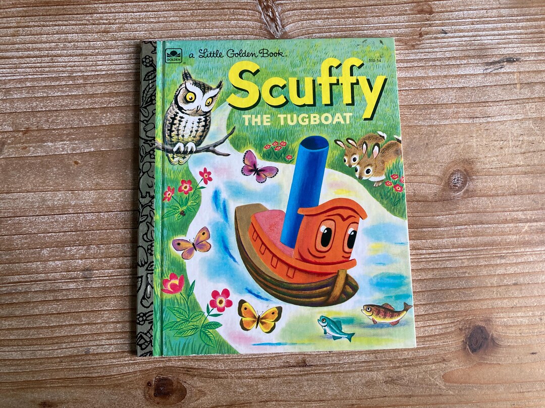 Scuffy the Tugboat, A Little Golden Book, Gertrude Crampton, Tibor ...