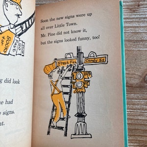 Mr Pine's Mixed-up Signs, Leonard Kessler, Wonder Books, 1961, Vintage ...