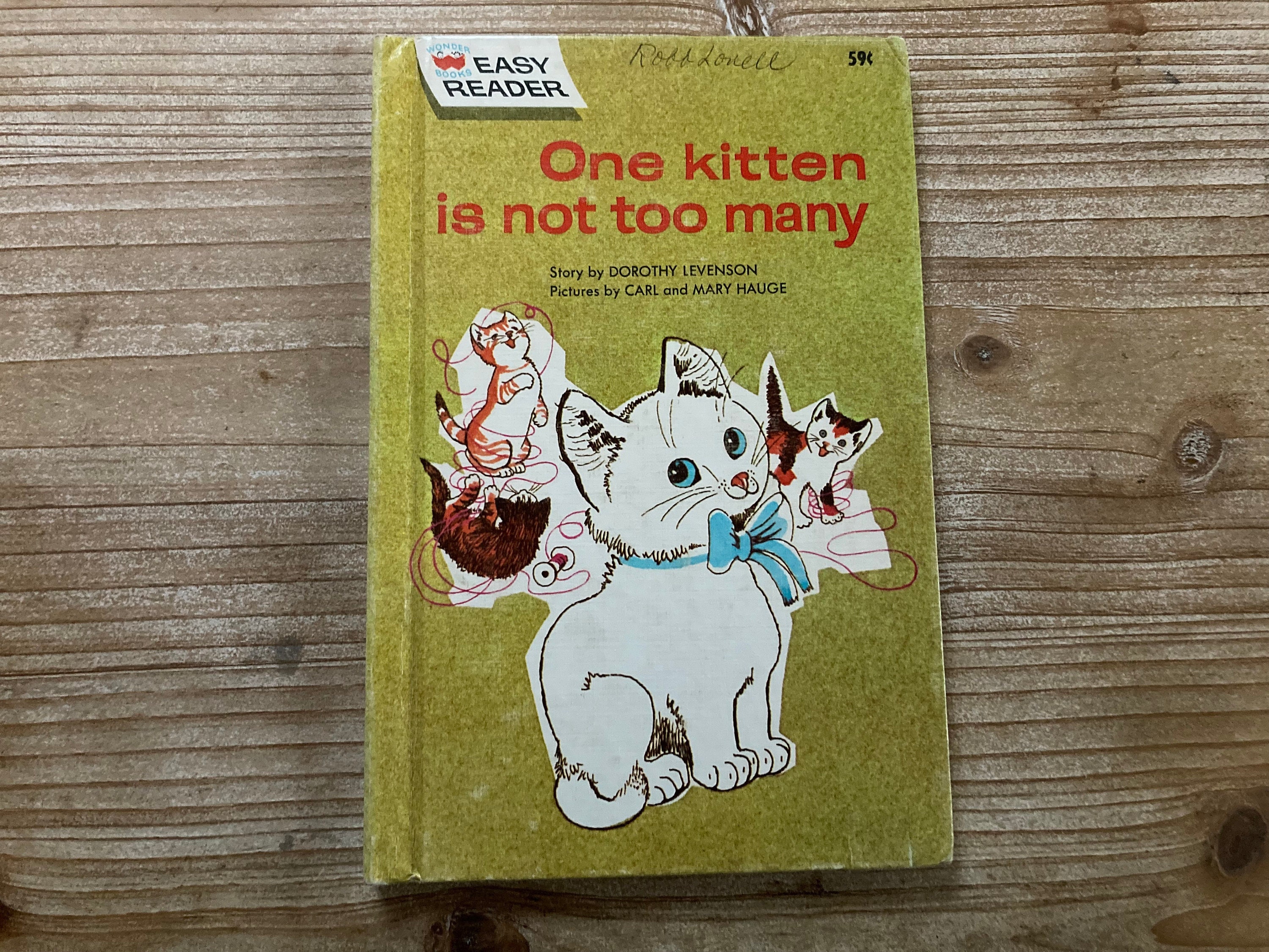 One Kitten is Not Too Many * Easy Reader * Dorothy Levenson * Carl and ...