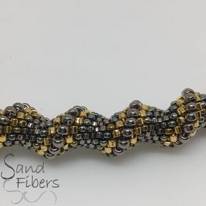 Metallic Cellini Spiral Rope Choker - A Sand Fibers Original Creation ...