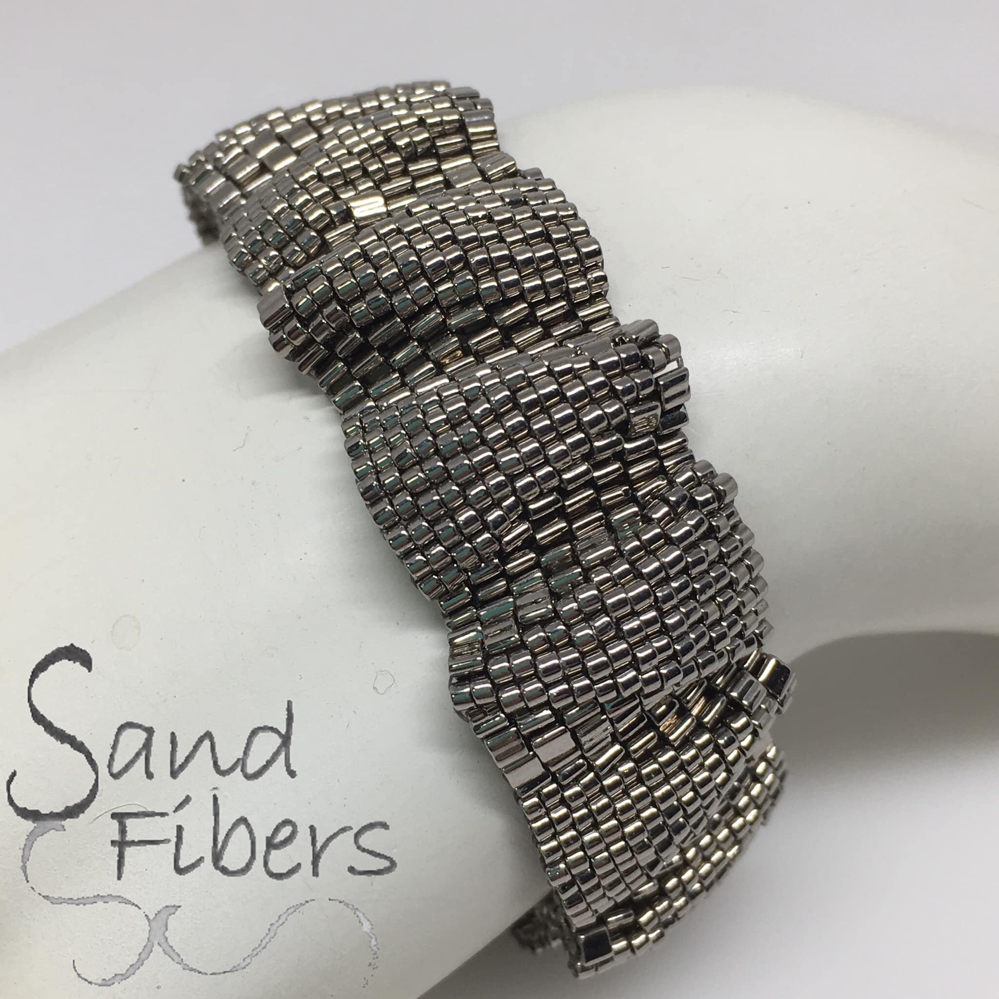 Peyote Pattern Collection - Ripples Large and Small Peyote Cuffs - A ...