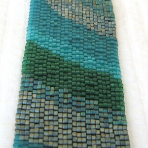 3 for 2 Program - Evening Tidal Pool Peyote Cuff / Bracelet - A Sand ...