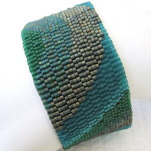 3 for 2 Program - Evening Tidal Pool Peyote Cuff / Bracelet - A Sand ...