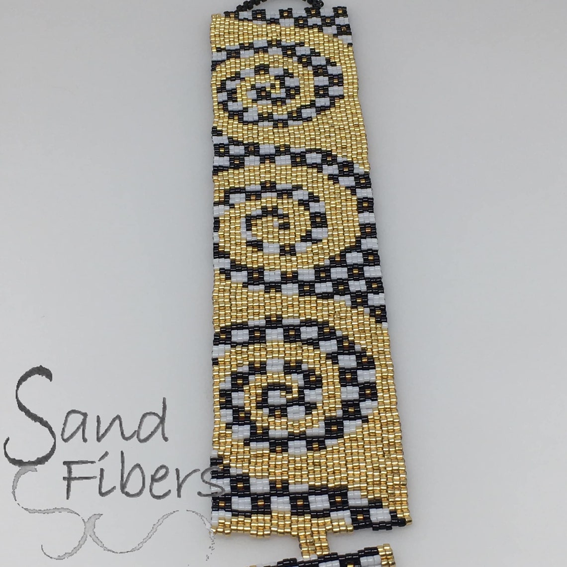 Peyote Pattern Tribute Swirls Peyote Cuff / Bracelet A - Etsy