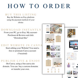 Real Estate Property Listing Canva Website Template, Seller Listing One ...