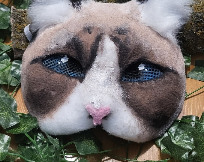 Ragdoll Siamese Cat Mask, Therian Mask, Cat Mask - Etsy